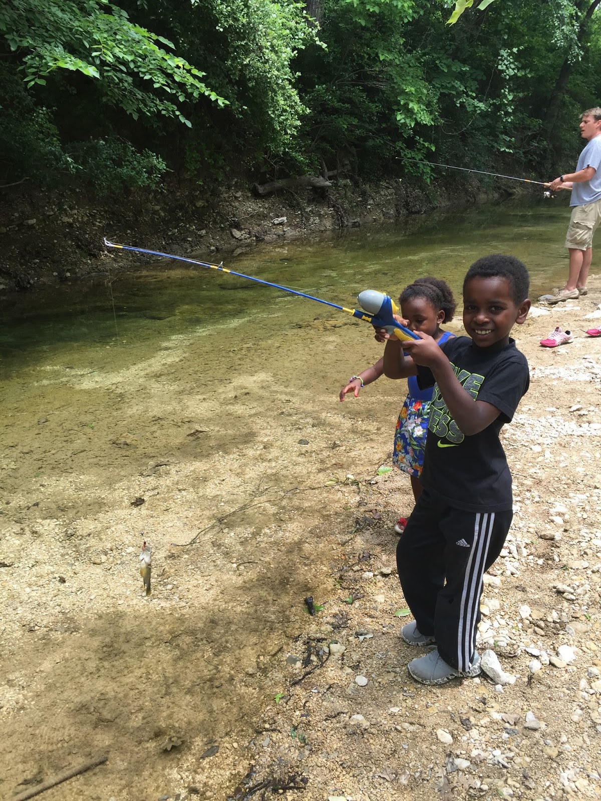 Skinny Dipping in the creek