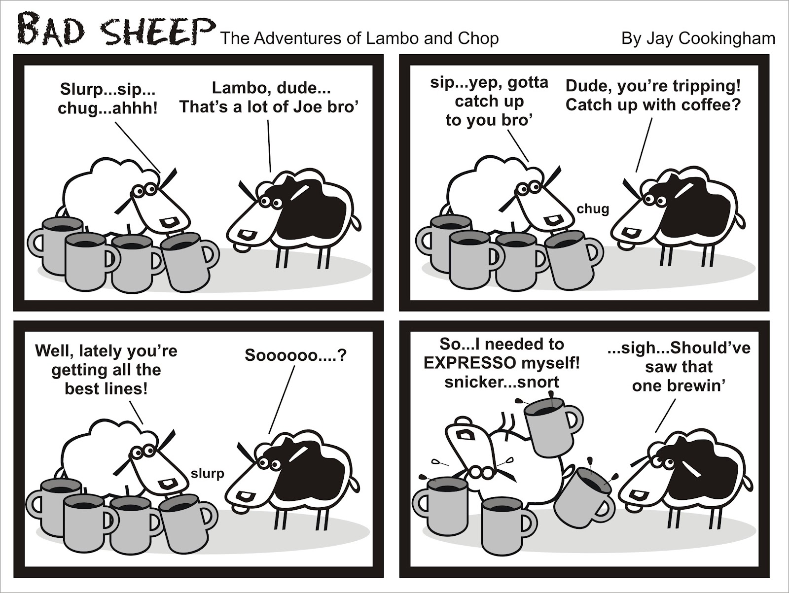 badsheep: Early Strips