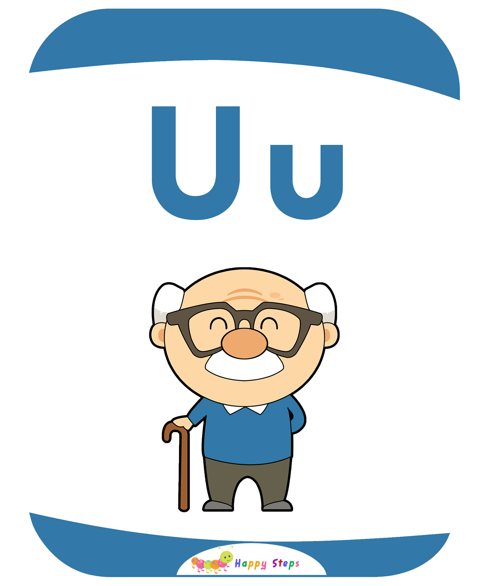 Letter U Flashcards for Kids