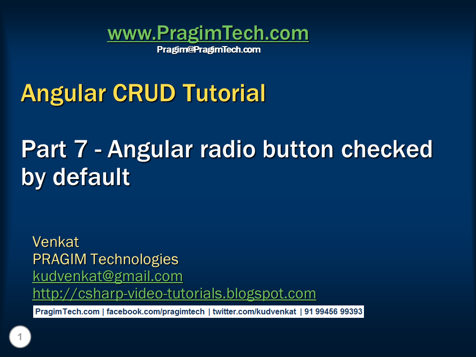 Sql Server Net And C Video Tutorial Angular Radio Button Checked By Default Slides