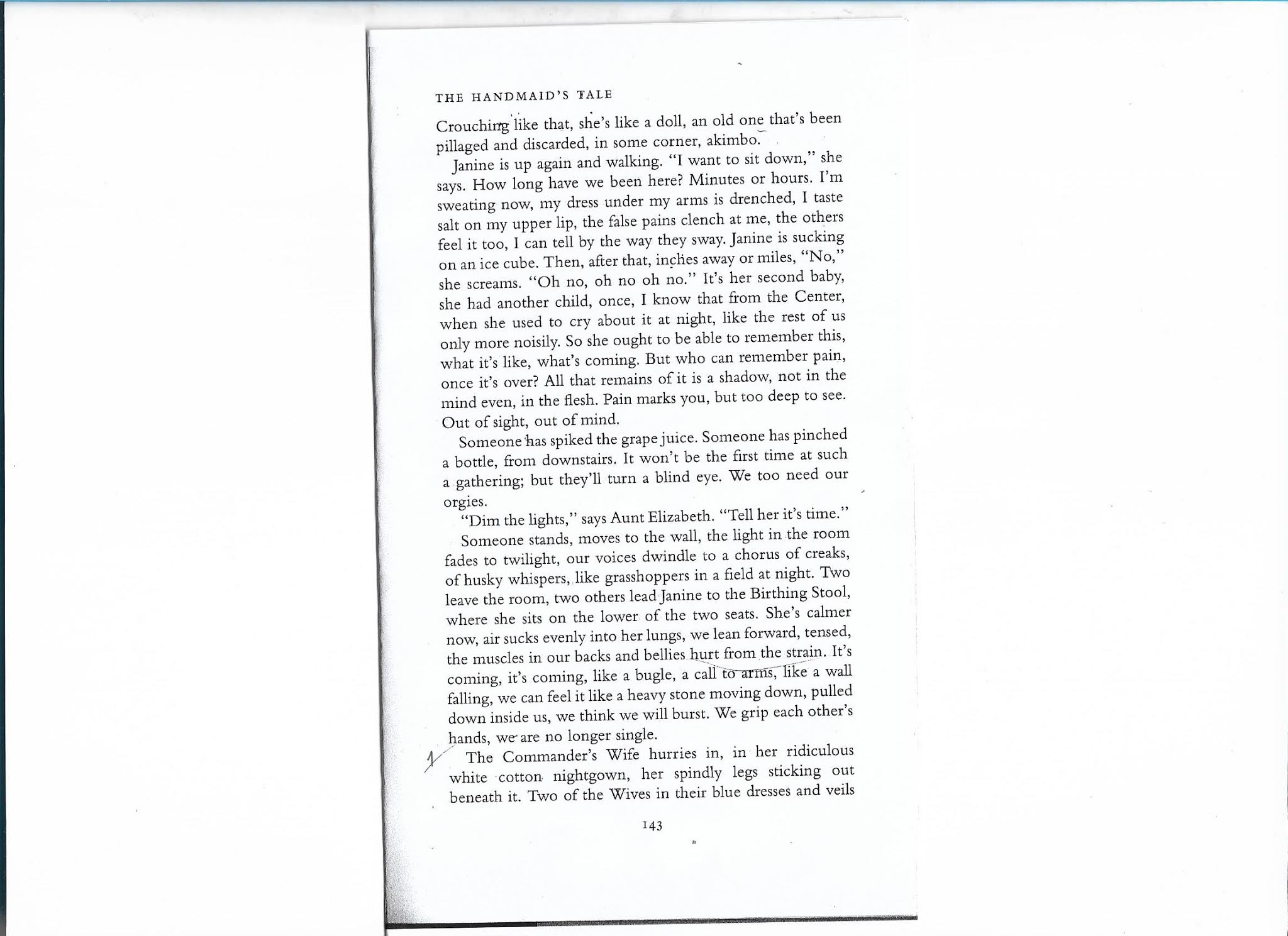 Extracts from the novel.