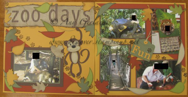 Discover Ink: Zoo Scrapbook Pages