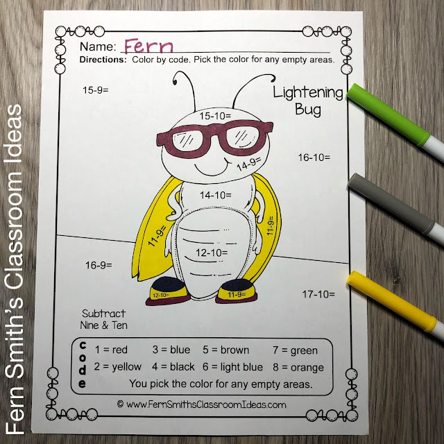 Are You Looking for Some New Spring Color By Number Addition and ...