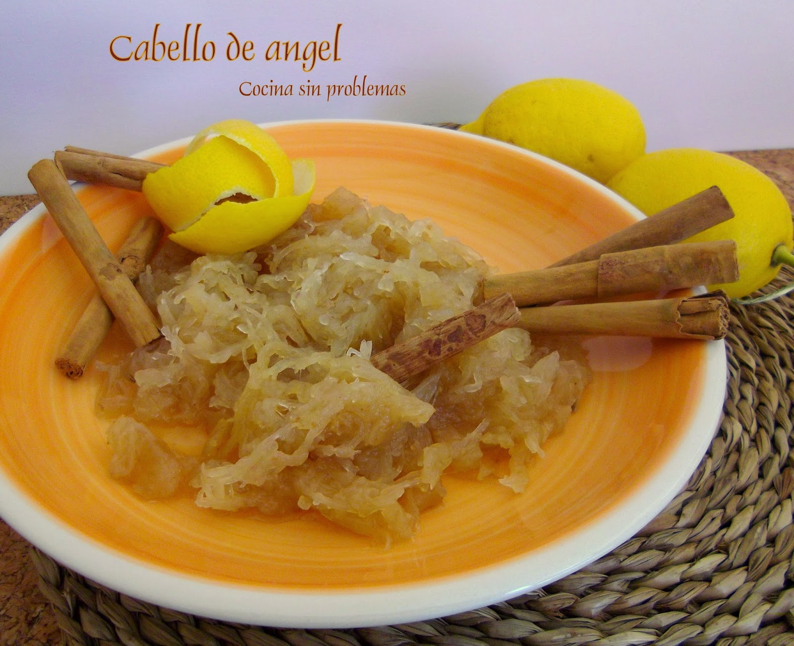 cocina sin problemas: Como hacer cabello de ángel