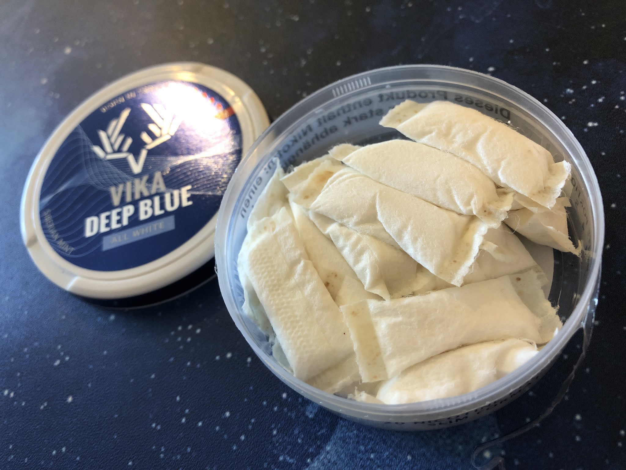 Vika Deep Blue (Nicotine Pouches) - Review. 16 March 2021.