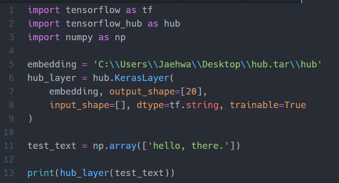 tensorflow hub.KerasLayer():산을 붉게 물들이는 꽃