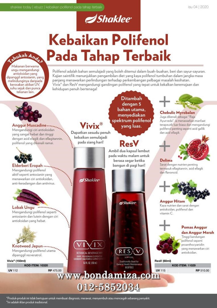 ResV Shaklee - Kelebihan dan Khasiat ResV - Bonda Miza, Pengedar ...