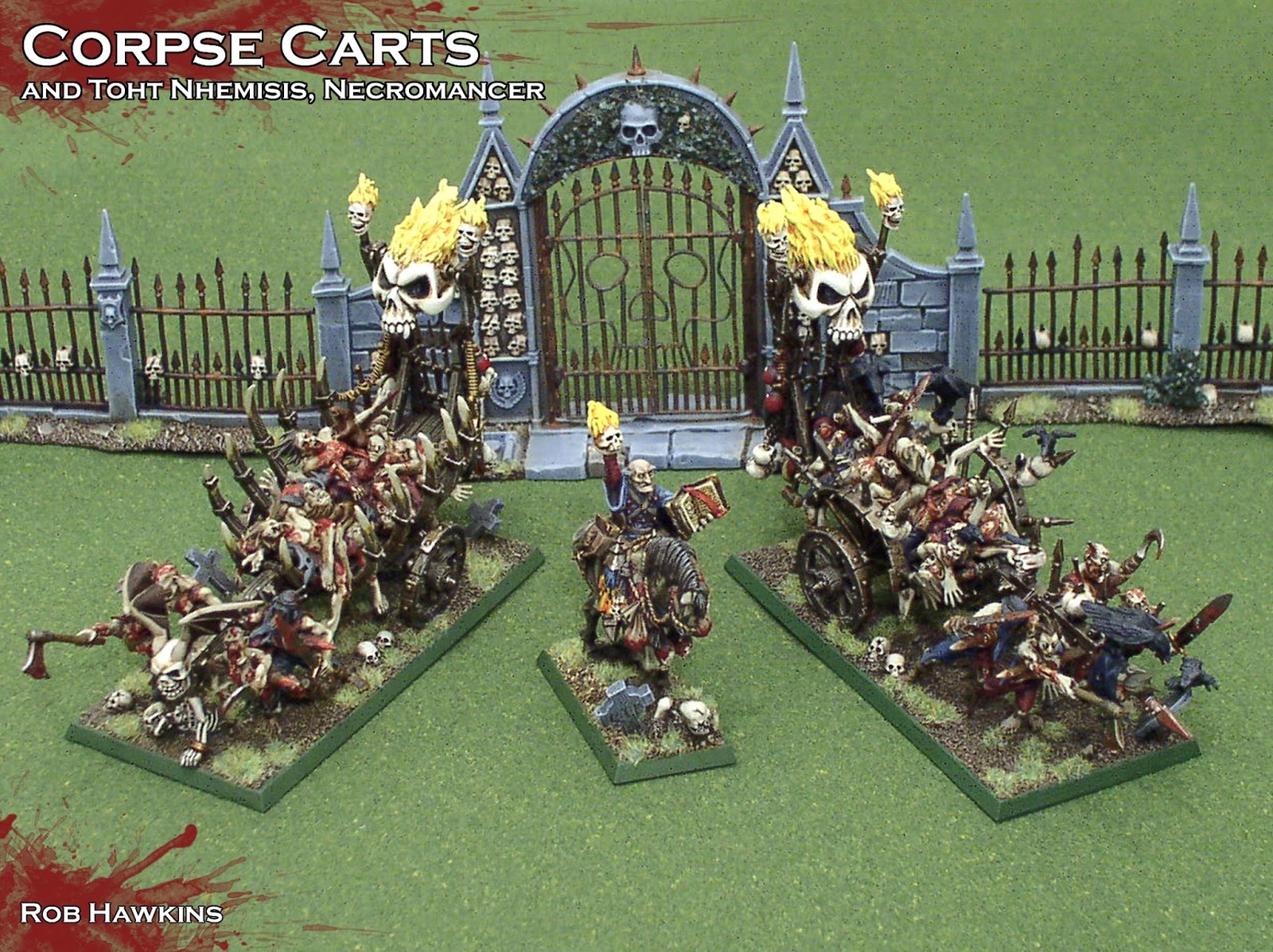 Rob Hawkins Hobby: New Corpse Cart and the Undead Queue Leftovers