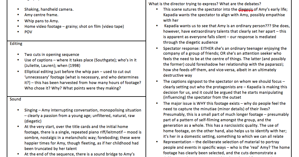 Film Studies A level