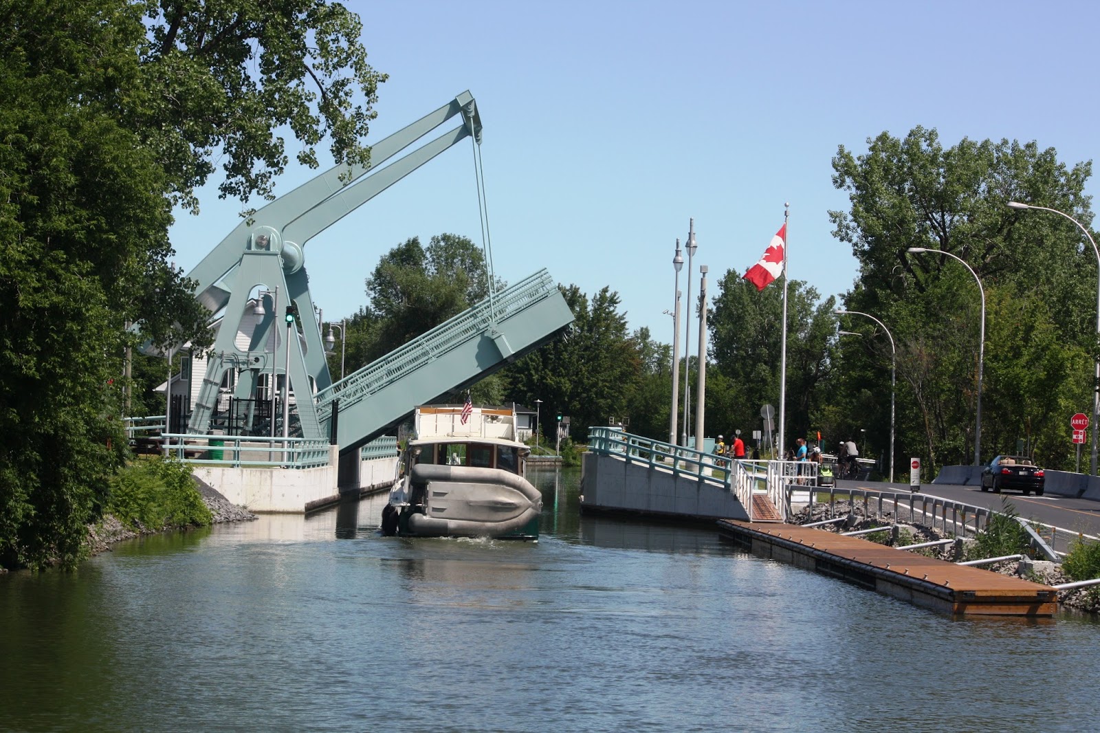 Rocky "Stops": The Chambly Canal and Trois Rivieres