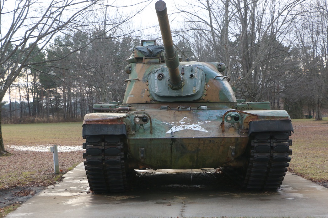 Michigan Exposures: A Patton Tank on M-46
