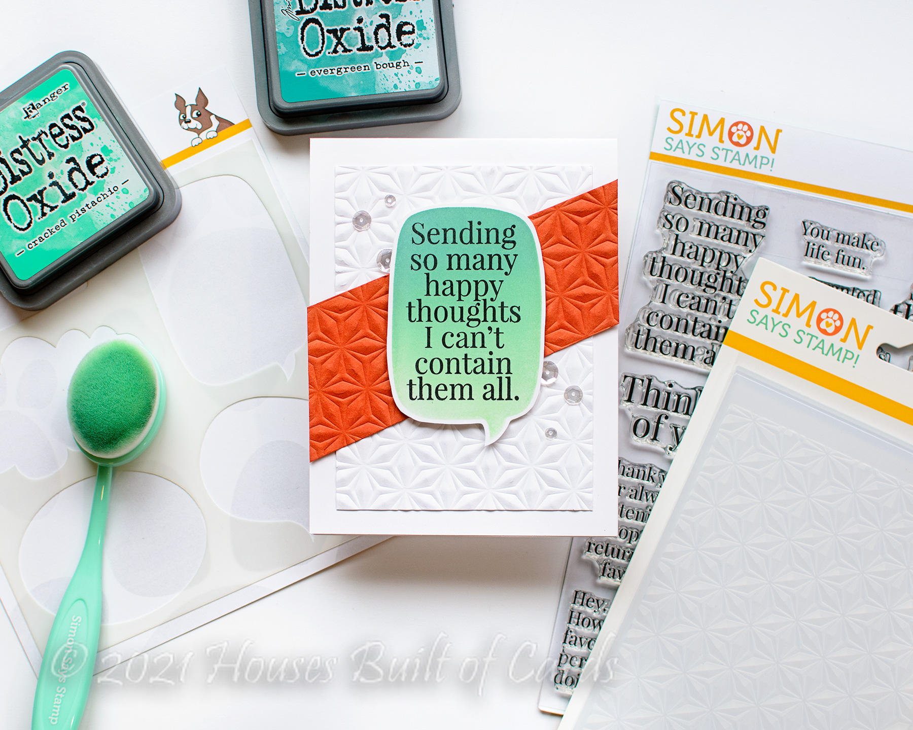 Houses Built of Cards: So Many Happy Thoughts - Simon Says Stamp ...