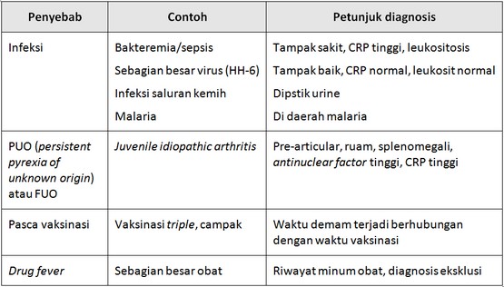 sikkahoder: Demam : pengertian, karakteristik dan jenis polanya