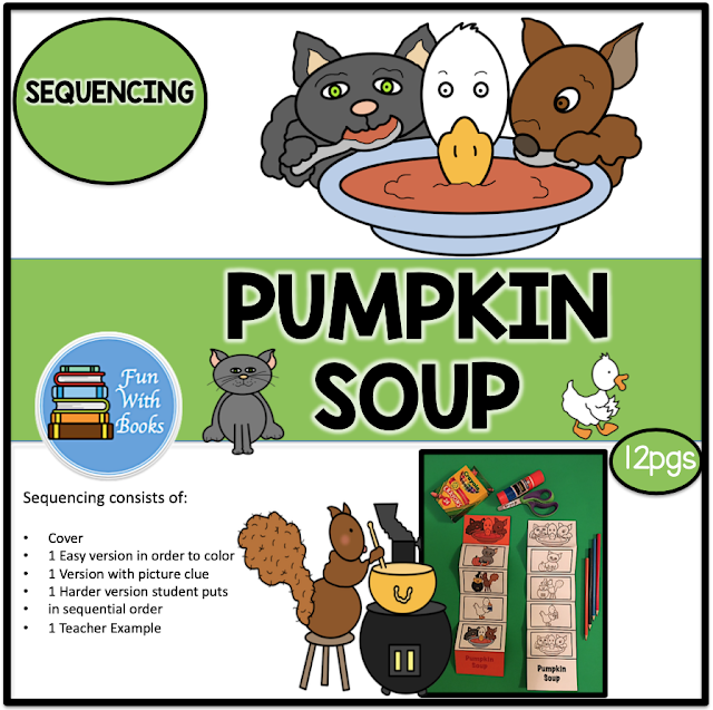PUMPKIN SOUP SEQUENCING ~ Book Units by Lynn