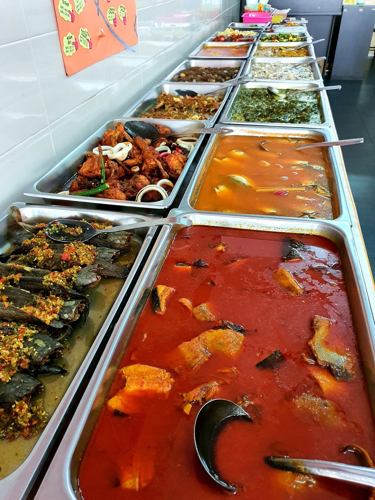 Restoran Baung Power Bukit Gambir, Baung Asam Pedas, Asam Rebus, Lemak ...