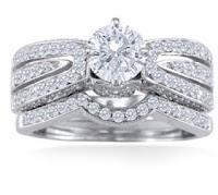 The Wedding Collections: Cubic Zirconia Wedding Rings