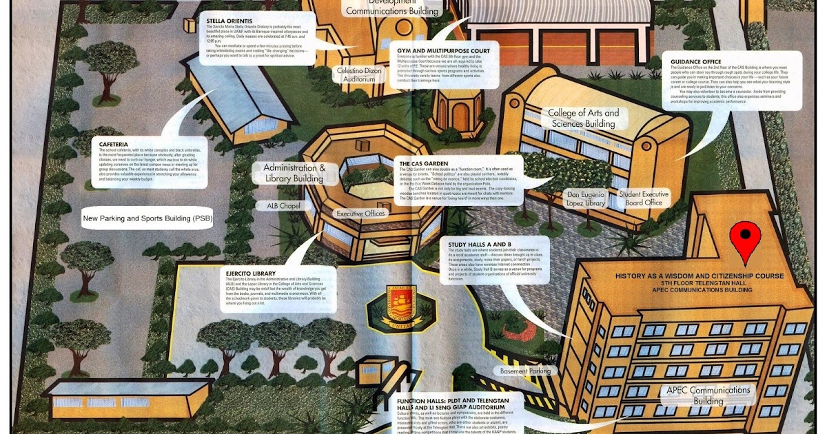 UA&P History Department: Campus Map