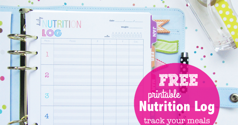 Clean Life and Home: Freebie: Daily Nutrition Log with Macros (A5 & Letter)