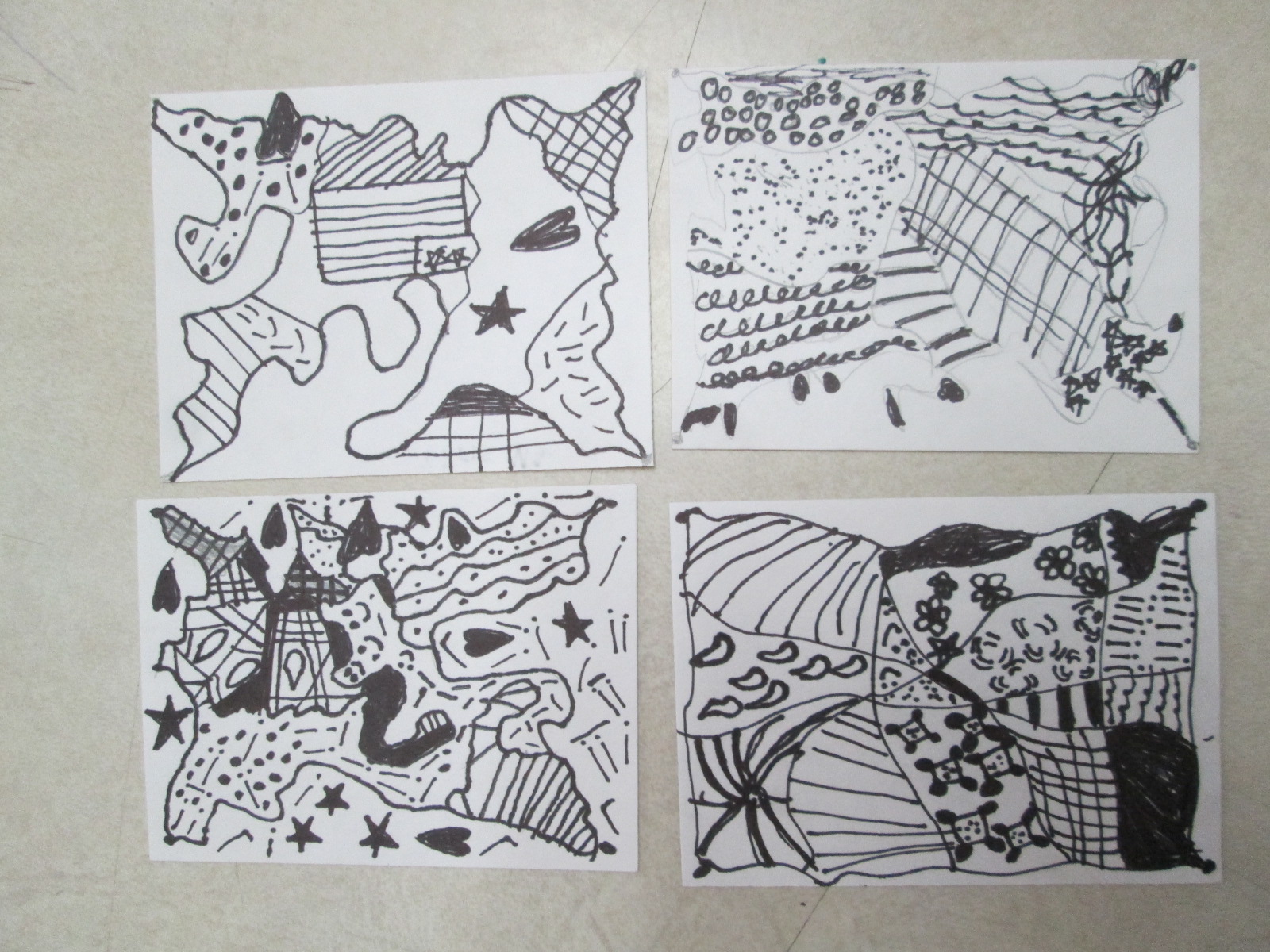 Art With A Smile: Mounce's 3rd Grade Incredible Zentangle Designs