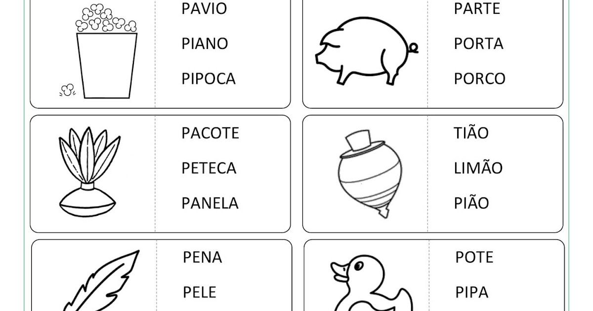 Sequência Alfabética para ditado da Letra P; imprimir atividade - INDAGAÇÃO