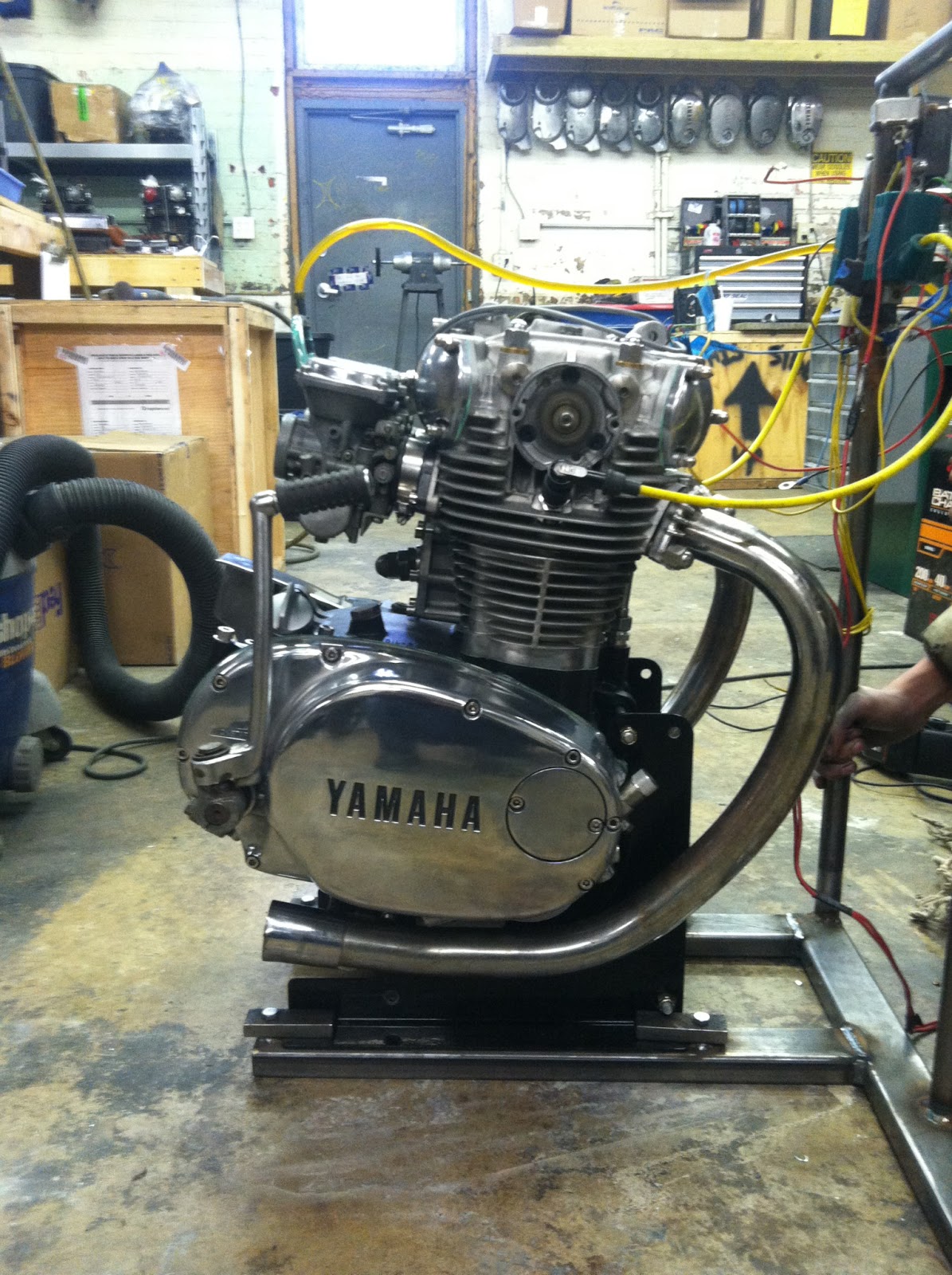 "Slight Hell" - Our Latest XS650 Build - Hughs Hand Built