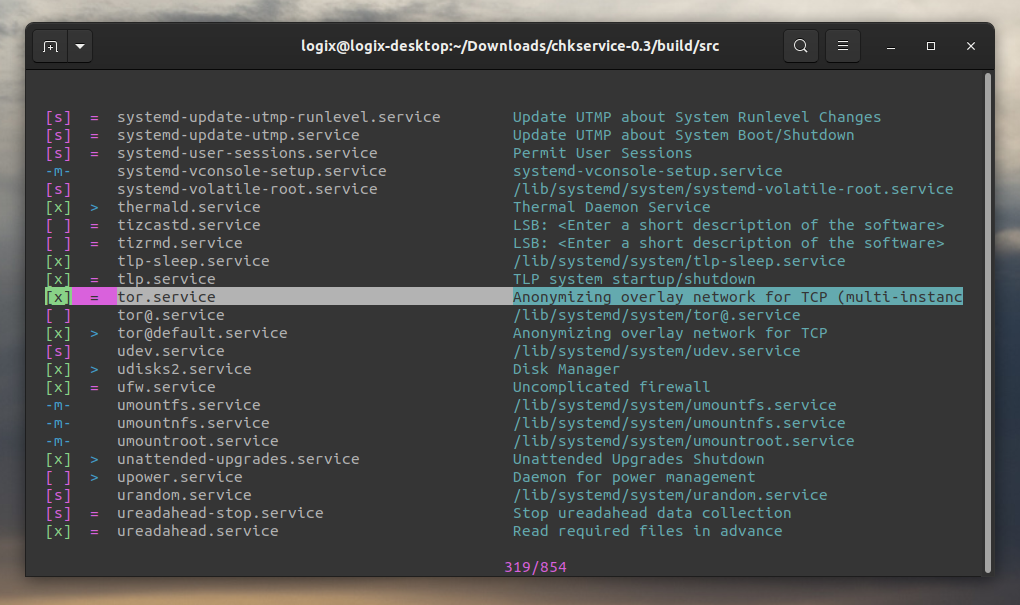 chkservice Is A systemd Unit Manager With A Terminal User Interface ...