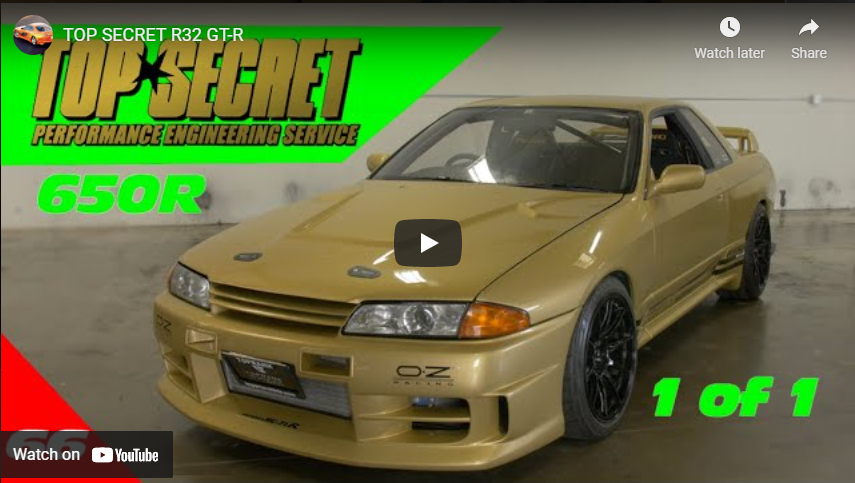 TOP SECRET R32 GT-R video from Craig Lieberman - Nissan Skyline GT-R s ...