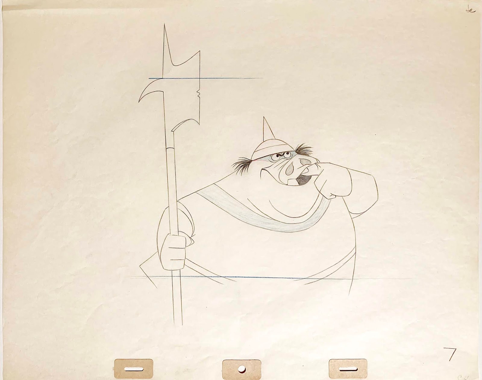 Animation Collection: Original Production Animation Drawing of A Goon ...
