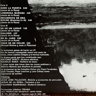 Las Galletas de Maria: Triana - Triana (aka El Patio) (1975 ESP)