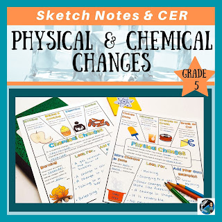 Physical and Chemical Changes Activities for 5th Grade | Polka Dots and ...