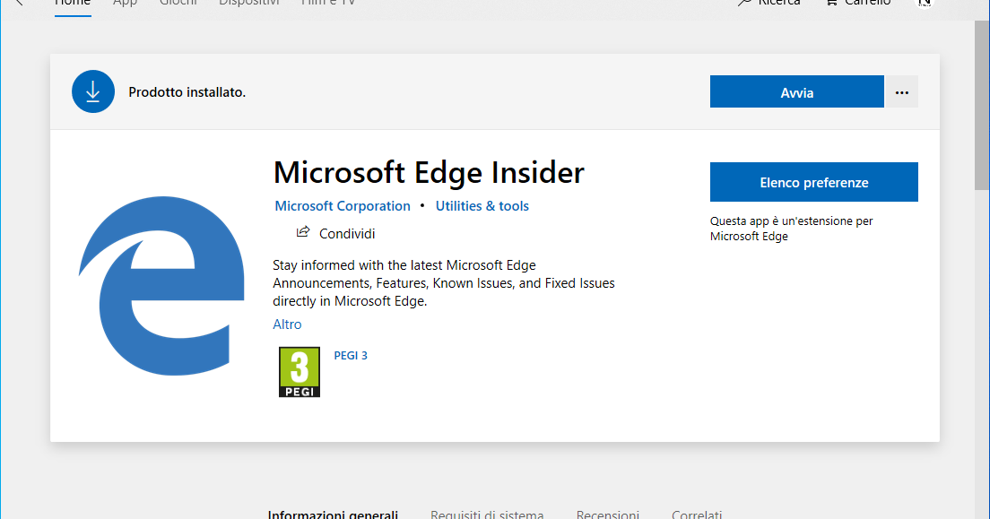 Microsoft Edge Insider | Disponibile l'estensione ufficiale sul nuovo ...