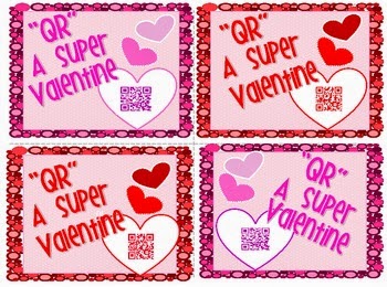 Primary World: Freebie! "QR" A Super Valentine, Card from Teacher to ...