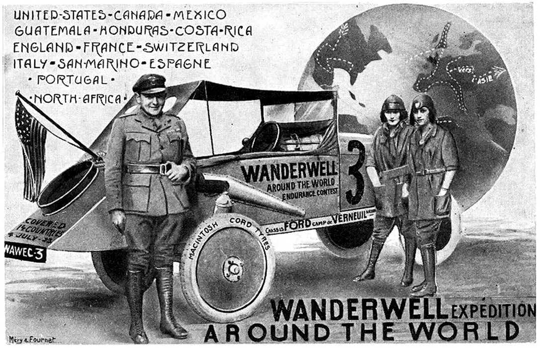Just A Car Guy: The Wanderwell expedition "WITH CAR AND CAMERA AROUND ...