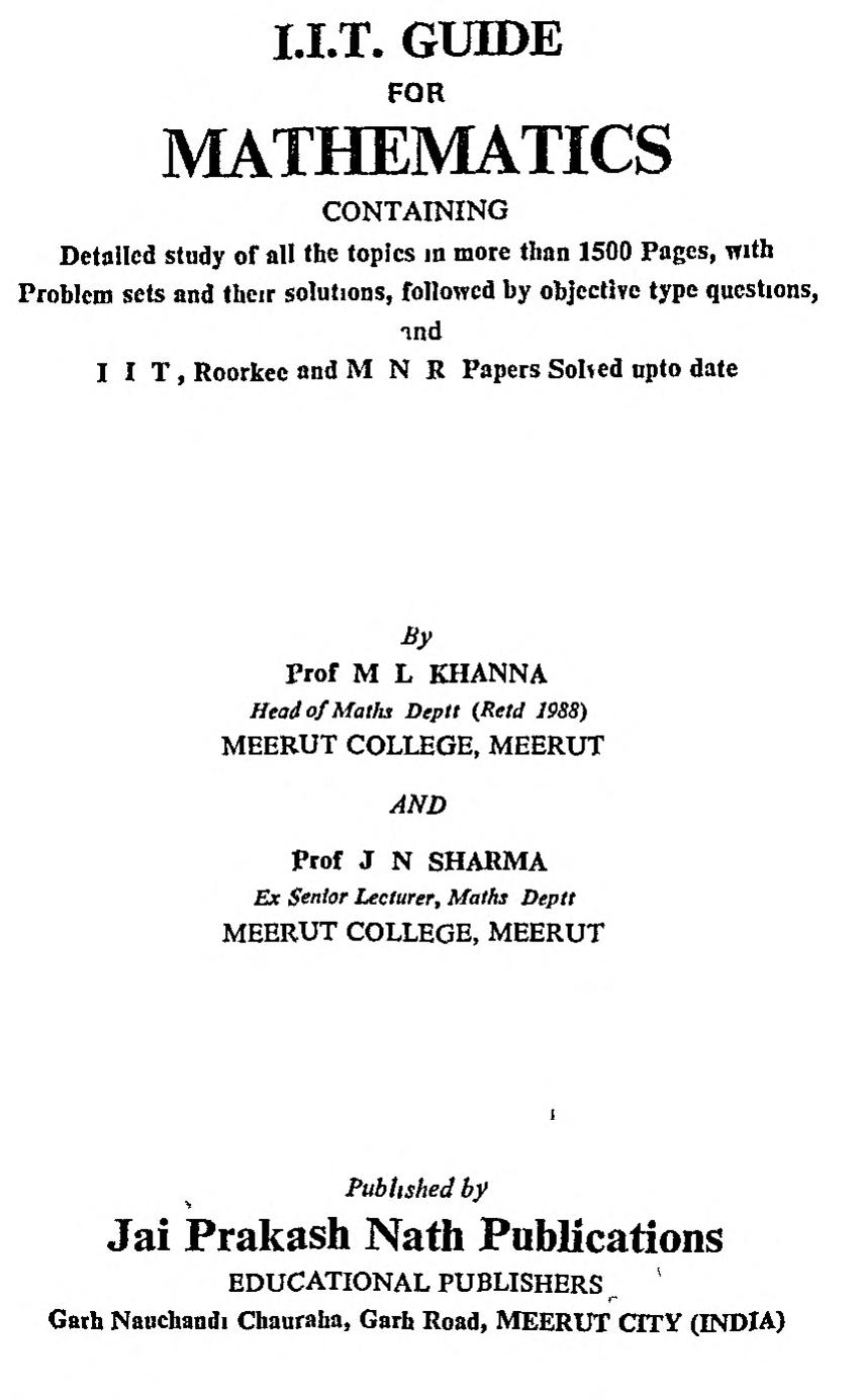 Iit Maths By Ml Khanna Pdf Download Masaavenue Iit Maths By Ml Khanna Pdf Download Masaavenue