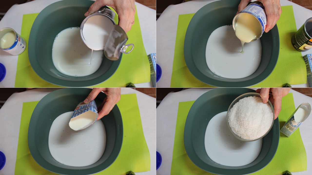 JULIA Y SUS RECETAS: Pudin de leche de coco sin horno JULIA Y SUS RECETAS: Pudin de leche de coco sin horno
