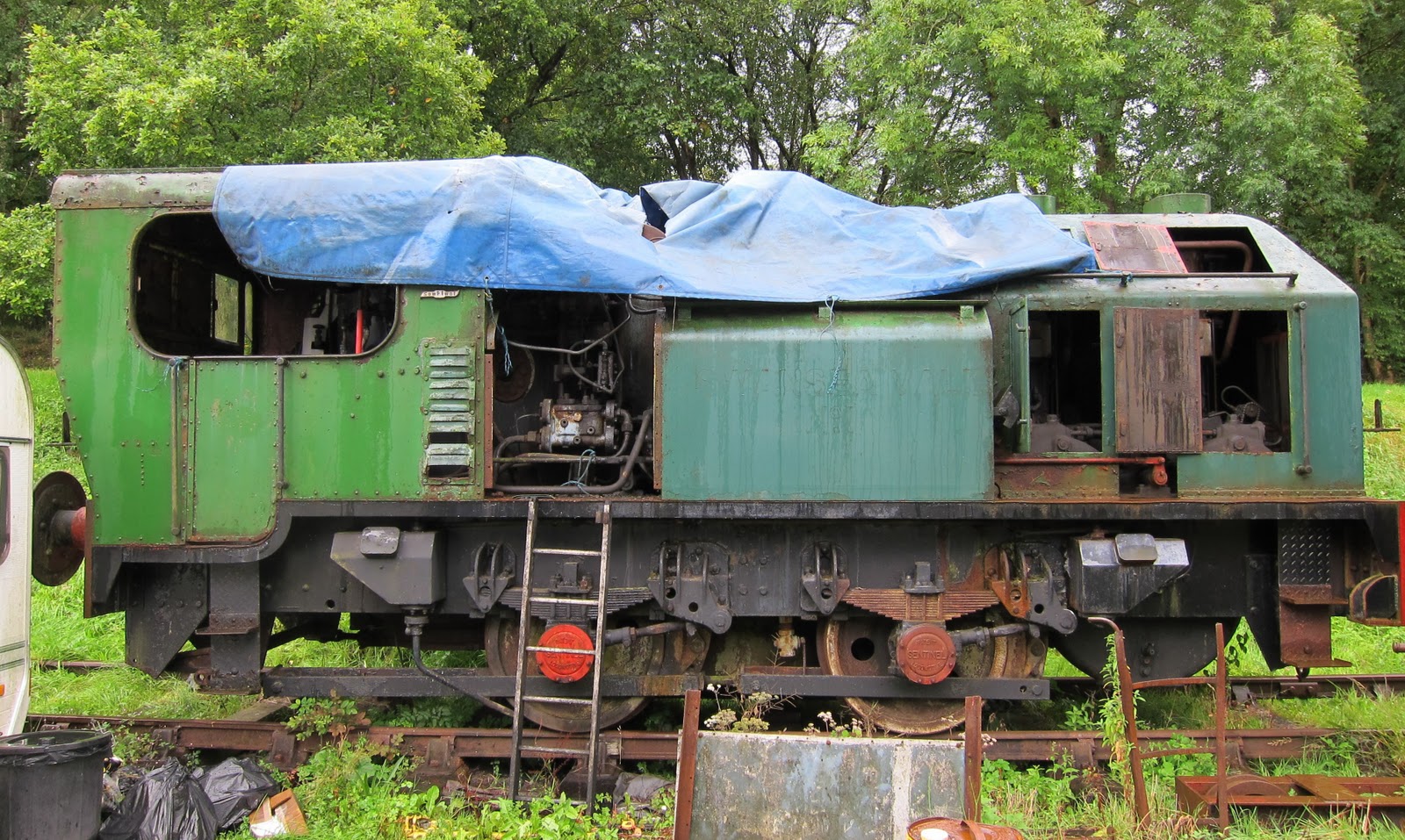 Sentinel Steam Loco 7109: September 2011