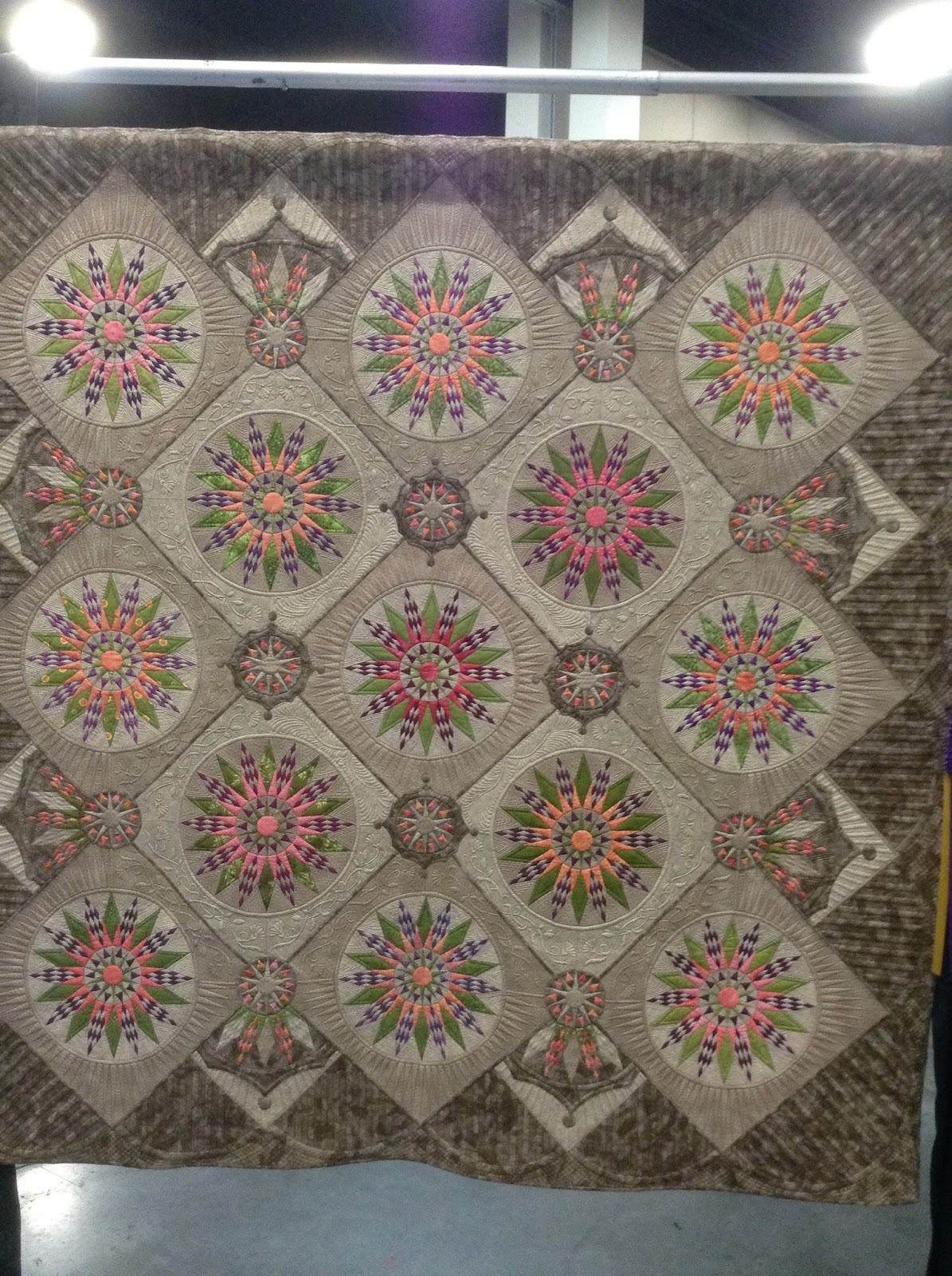 Timeless Traditions: Recent local quilt show.....