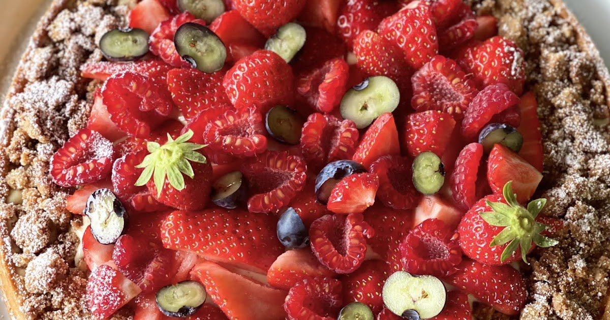 Tarte pistache fruits rouges