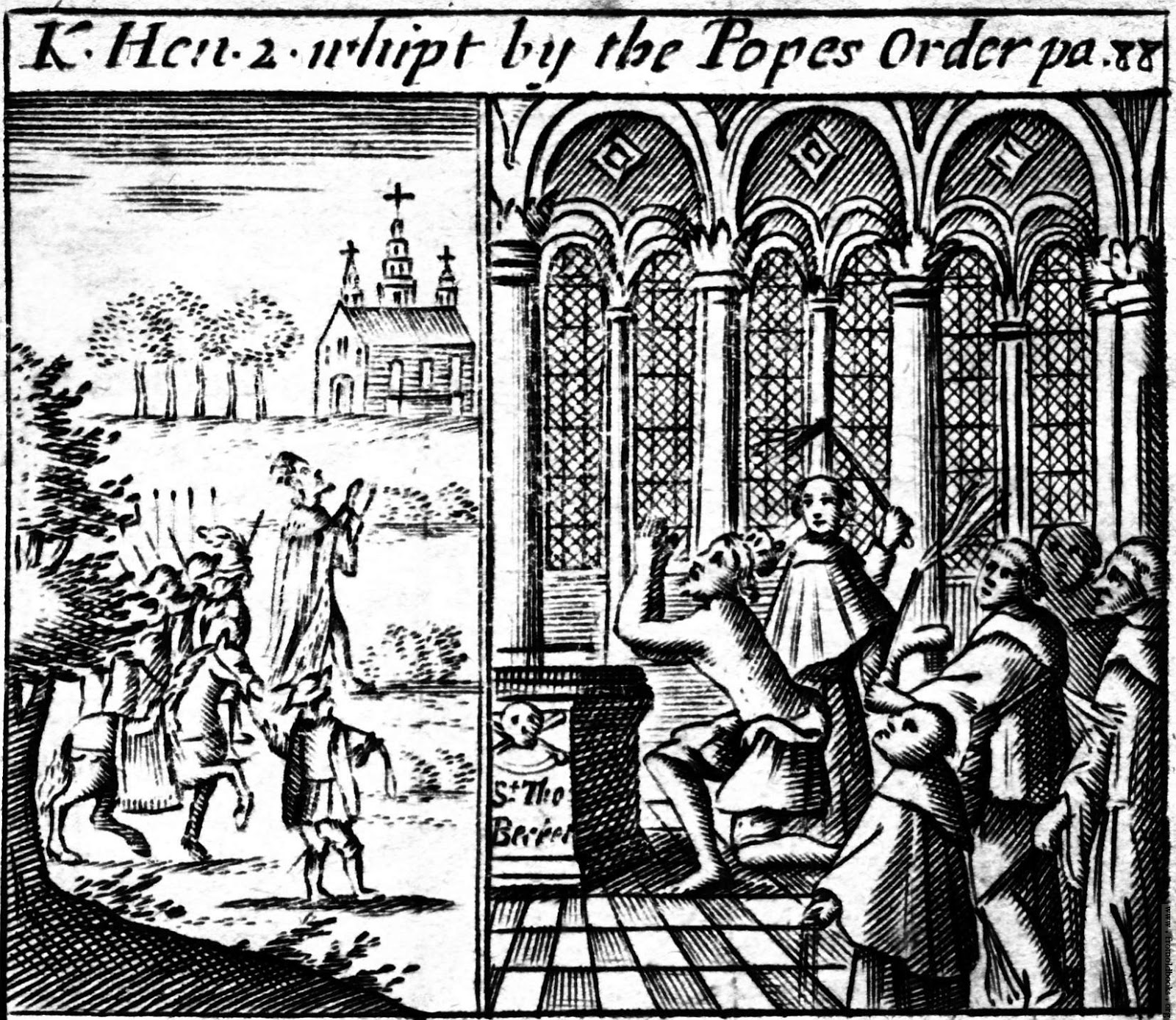 Constitutions of Clarendon: Henry II's Penance at the Tomb of St ...