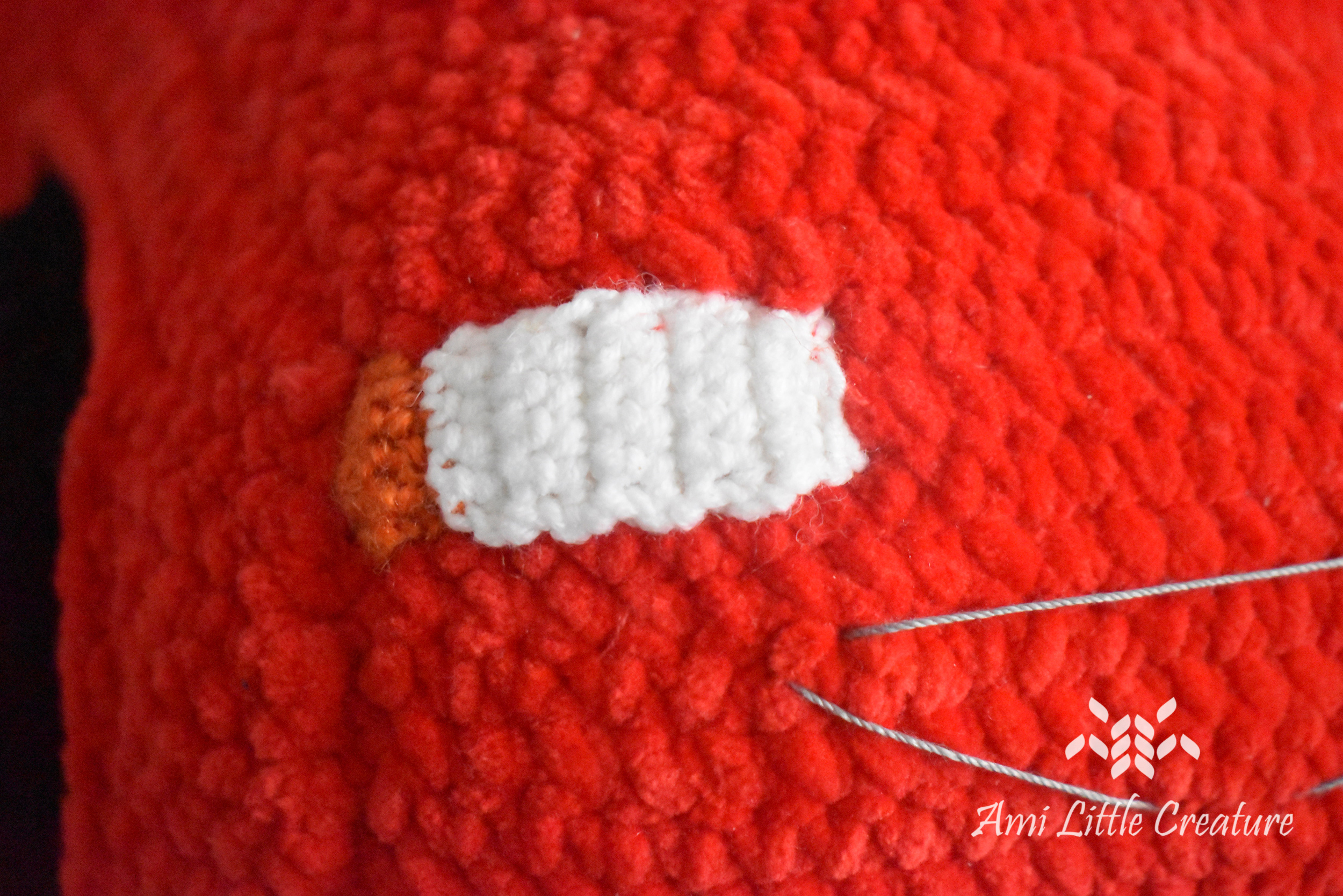 Lightning McQueen (CARS inspired) FREE PATTERN part 2