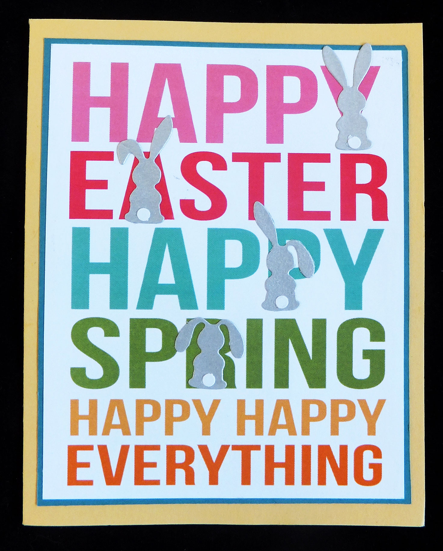 Paper Panacea: Happy Easter, happy Spring, happy, happy everything...