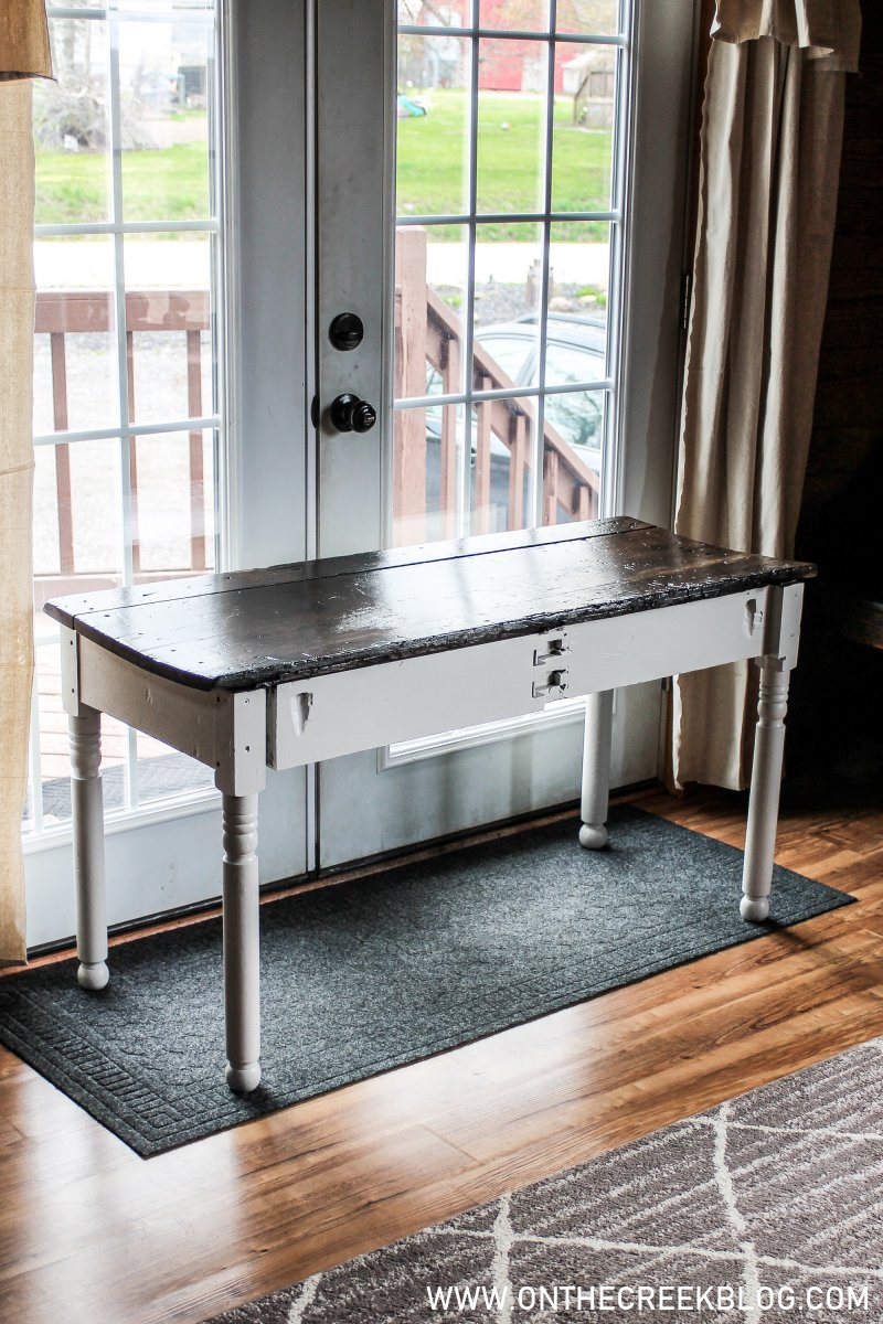 Primitive Table Makeover