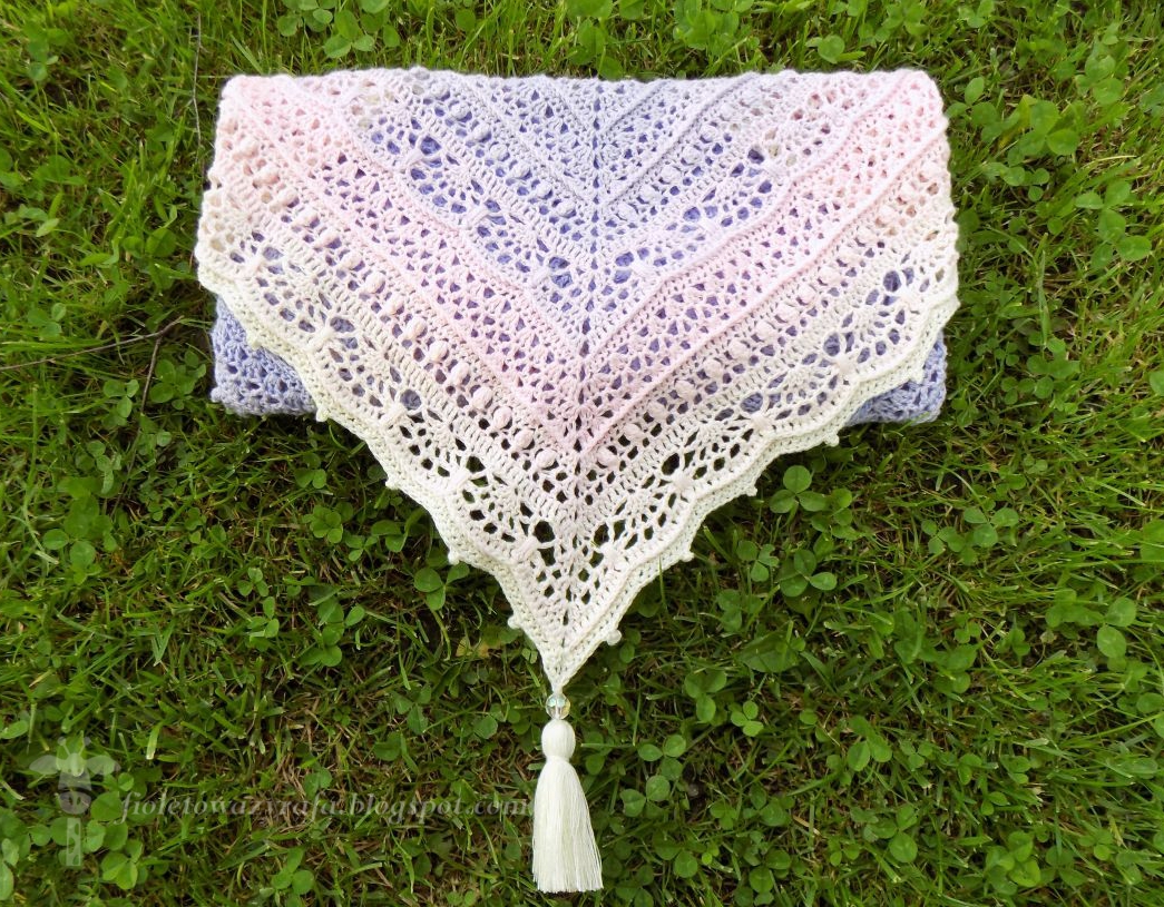 Fioletowa Żyrafa: Chusta Klementyna