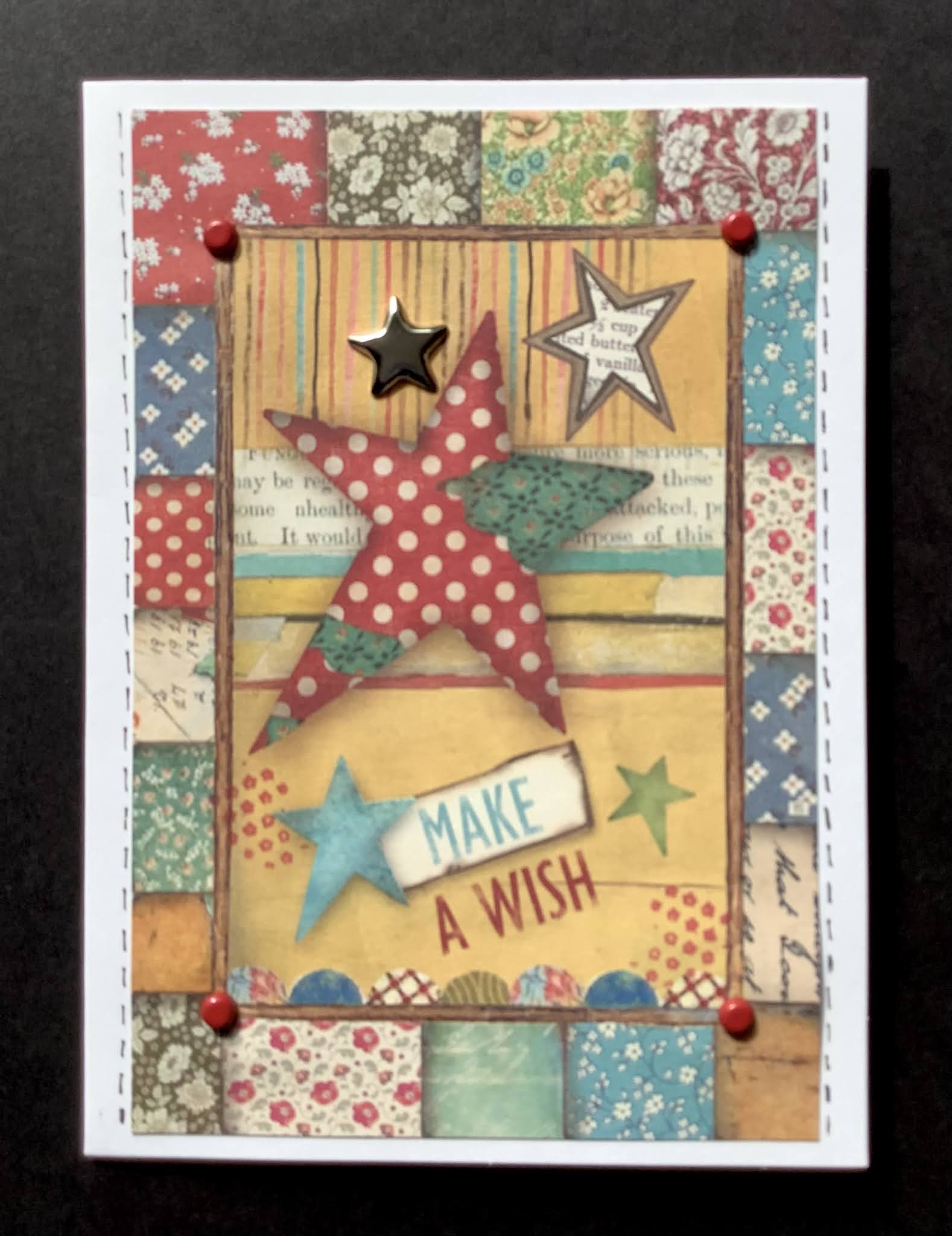 Beyond the Fringe Crafts: Stamperia Patchwork cards