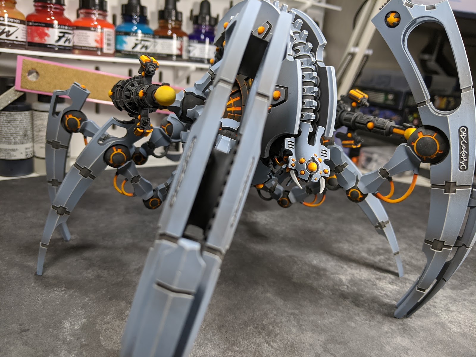 Necron Army Work in Progress pics: Seraptek Heavy Construct Done!