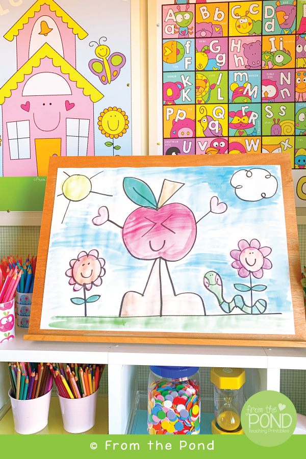 Apple Directed Drawing | From the Pond