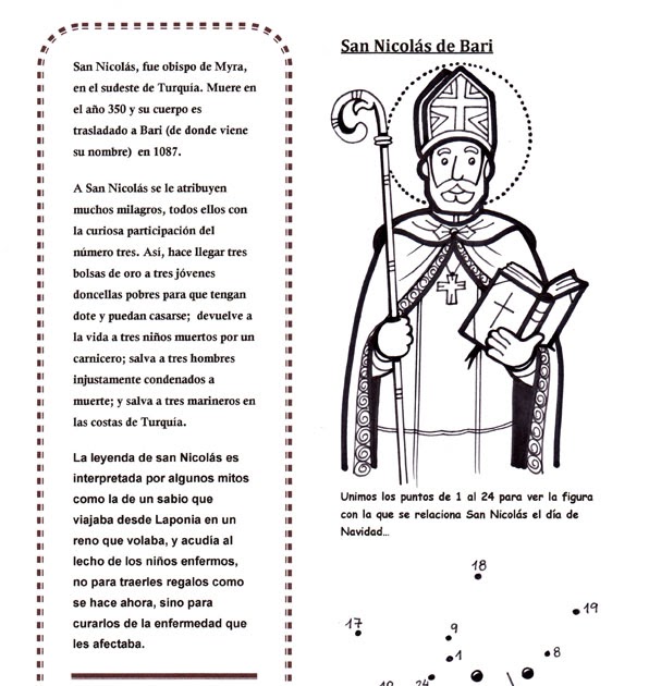 El Rincón de las Melli: San Nicolás de Bari (historia con juego)