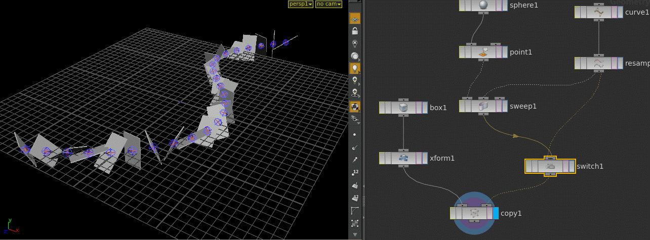Cut And Orienting Objects To A Curve Basic Of Normal Up Vector 9613