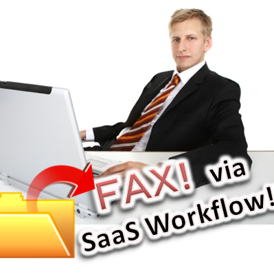 Workflow Sample: Transmission Reservation of Internet FAX in Workflow