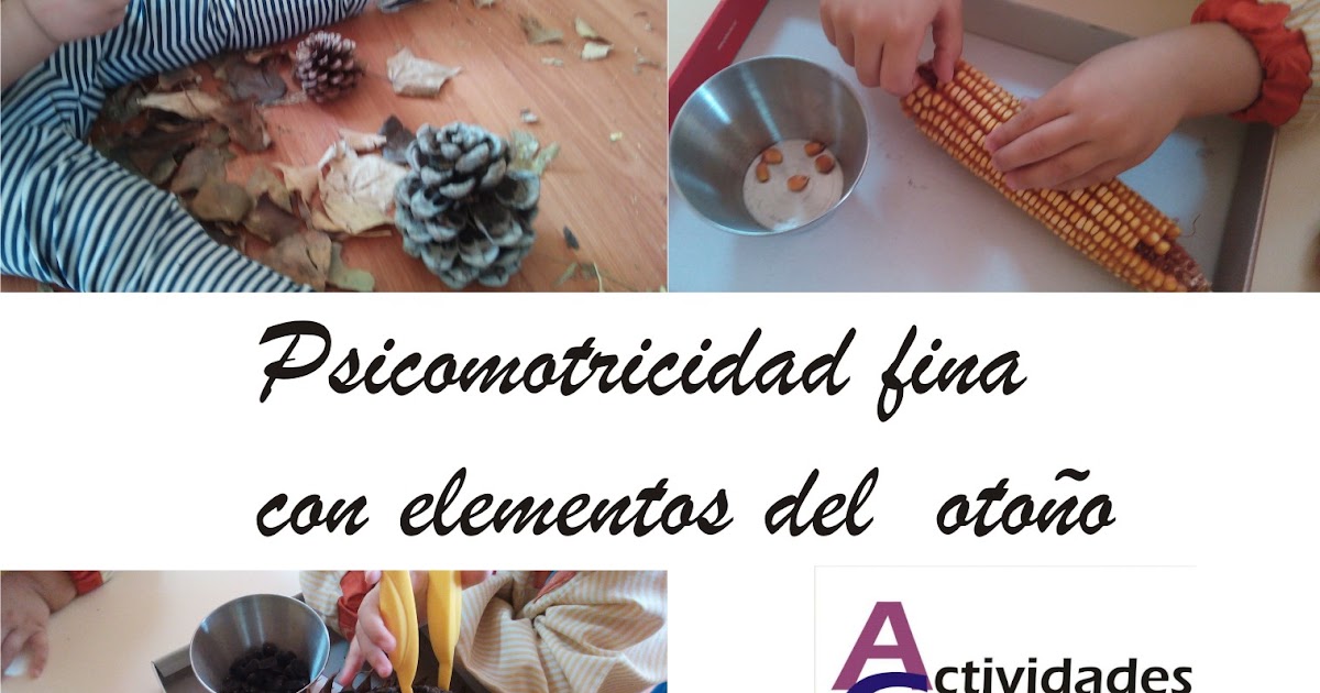 Actividades de motricidad fina en otoño